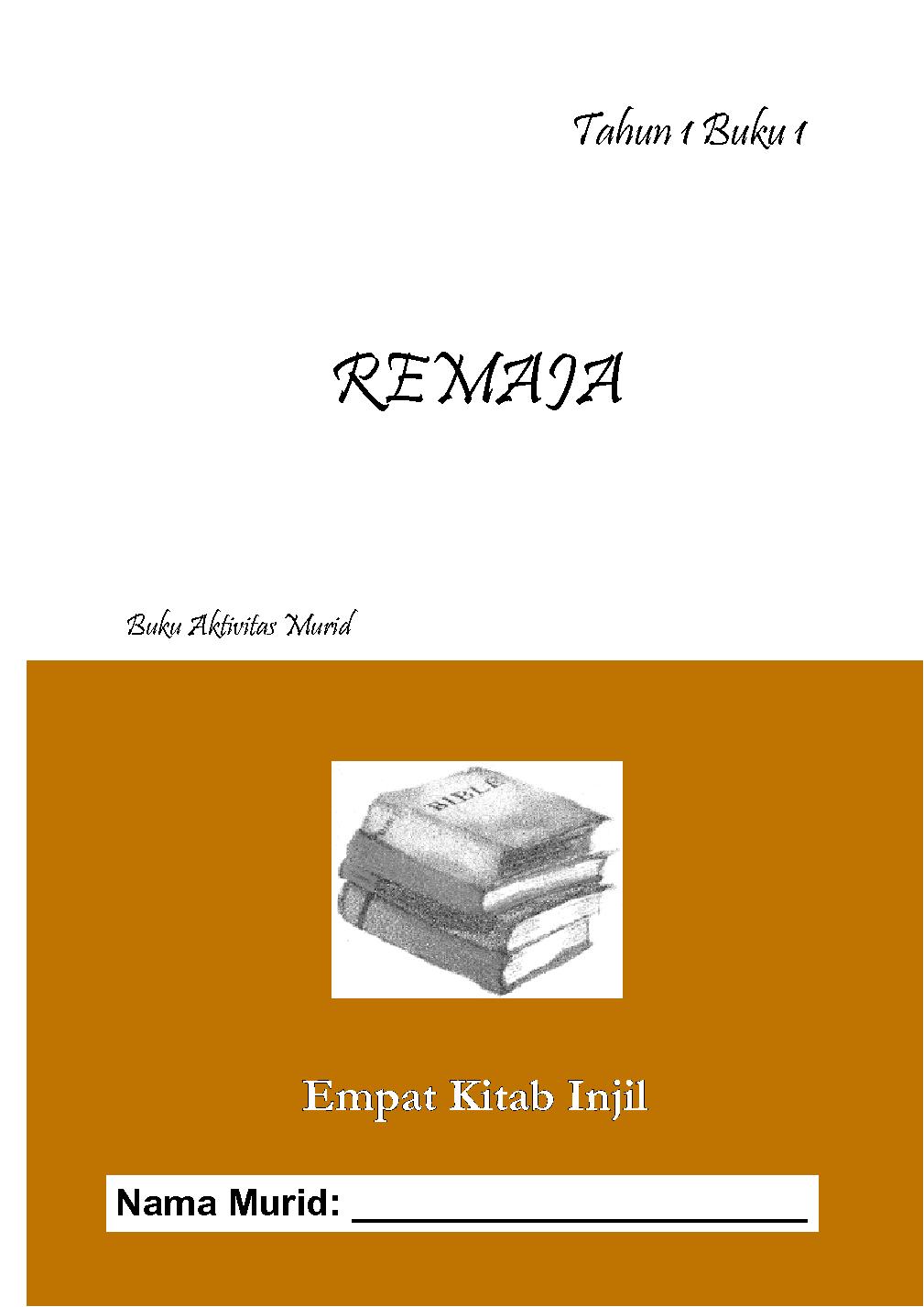 Empat Kitab Injil (Aktivitas Murid)